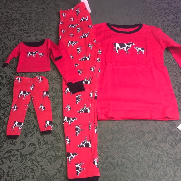 leveret | Pajamas | Nwt 8 6 Cows Matching Dolls Girls Pajamas Farm ...